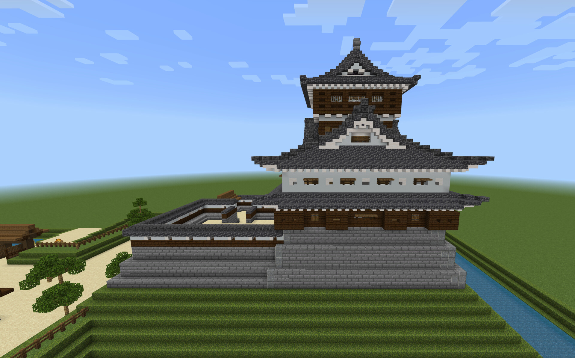 Japanese castle Minecraft Map