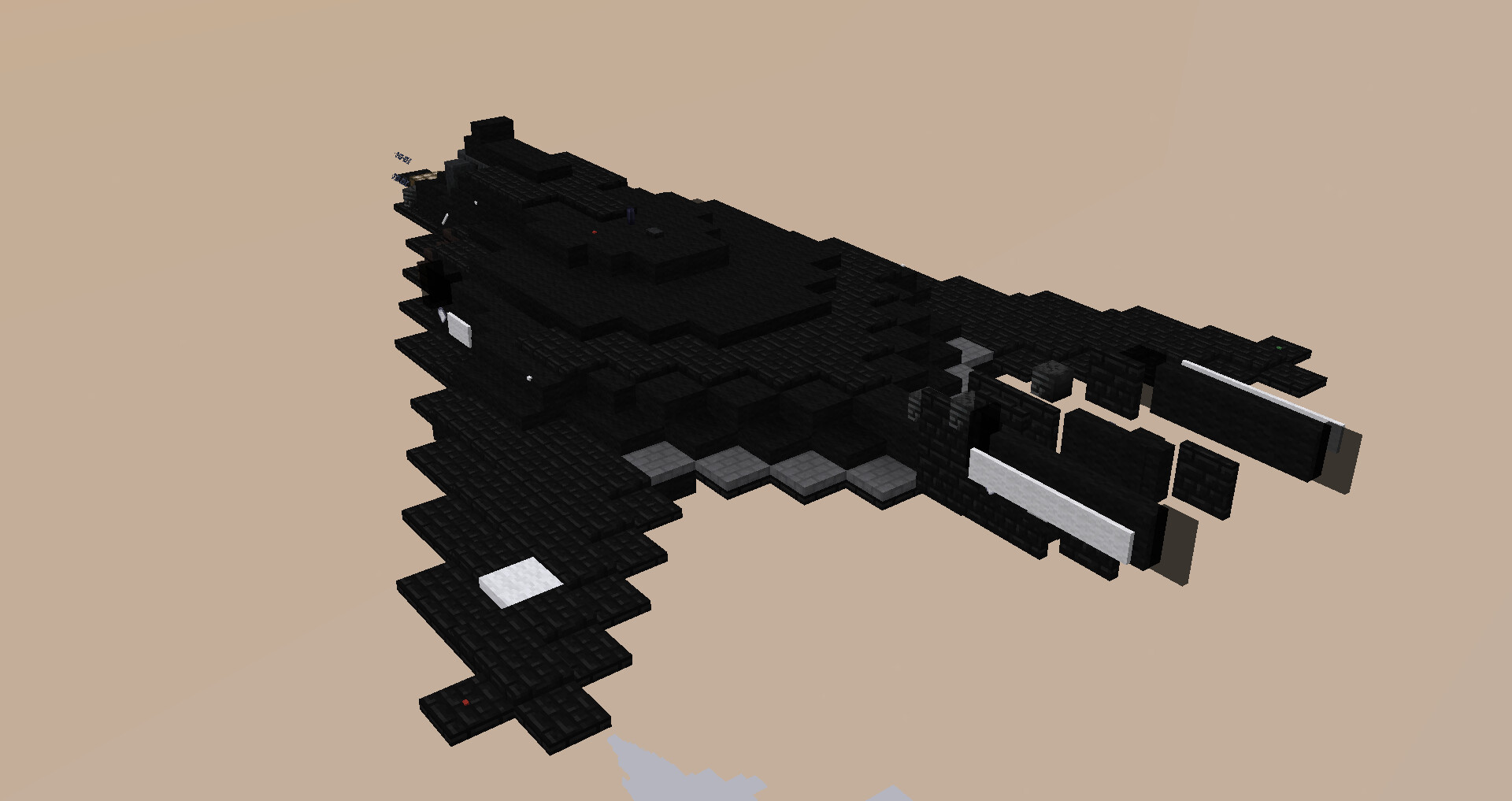 Lockheed F-117 Nighthawk 1.5:1 Minecraft Map