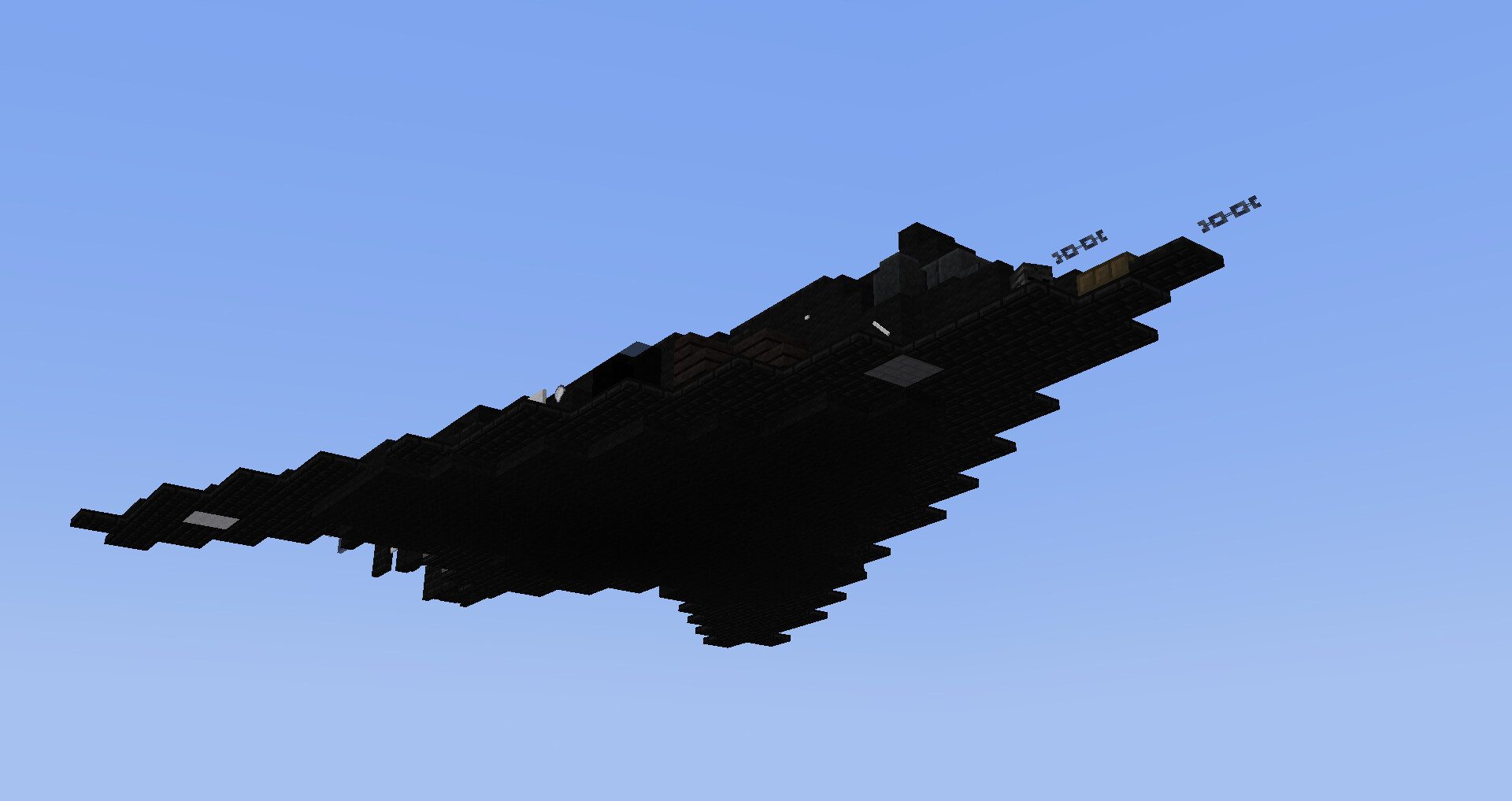 Lockheed F-117 Nighthawk 1.5:1 Minecraft Map