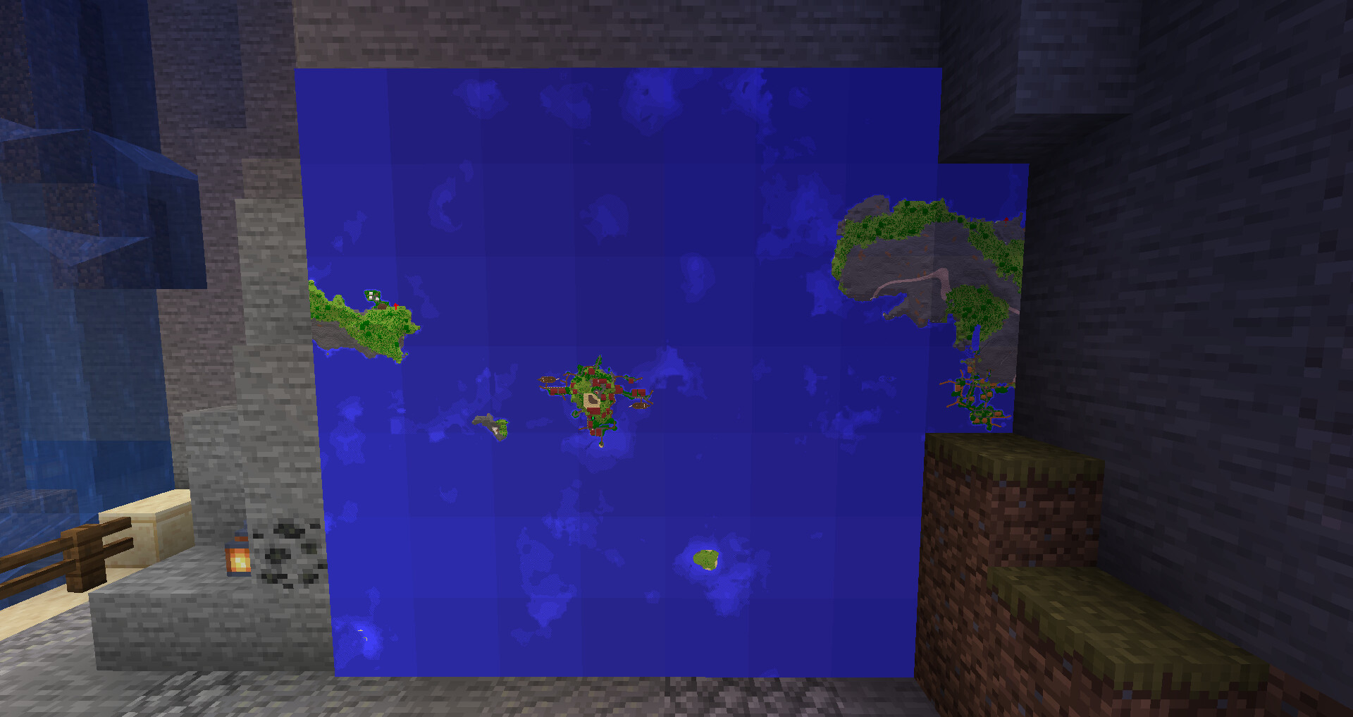 Peaceful village island Minecraft Map