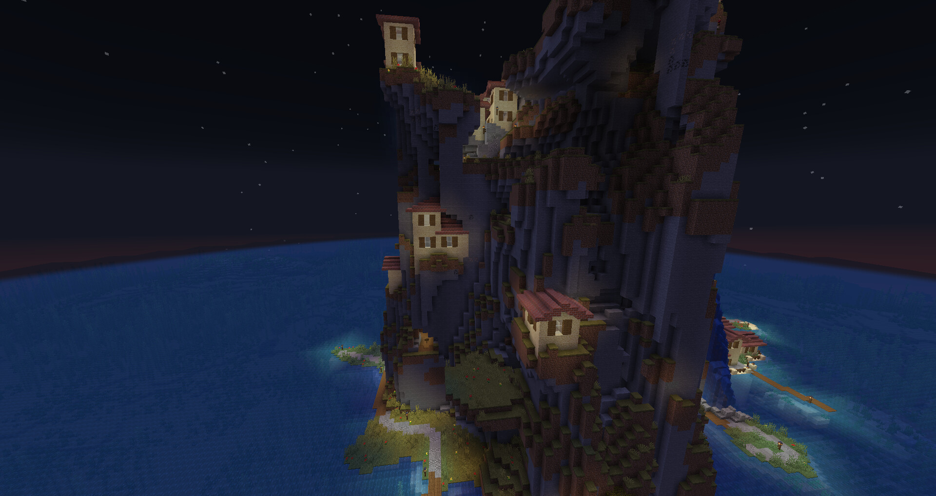 Peaceful village island Minecraft Map