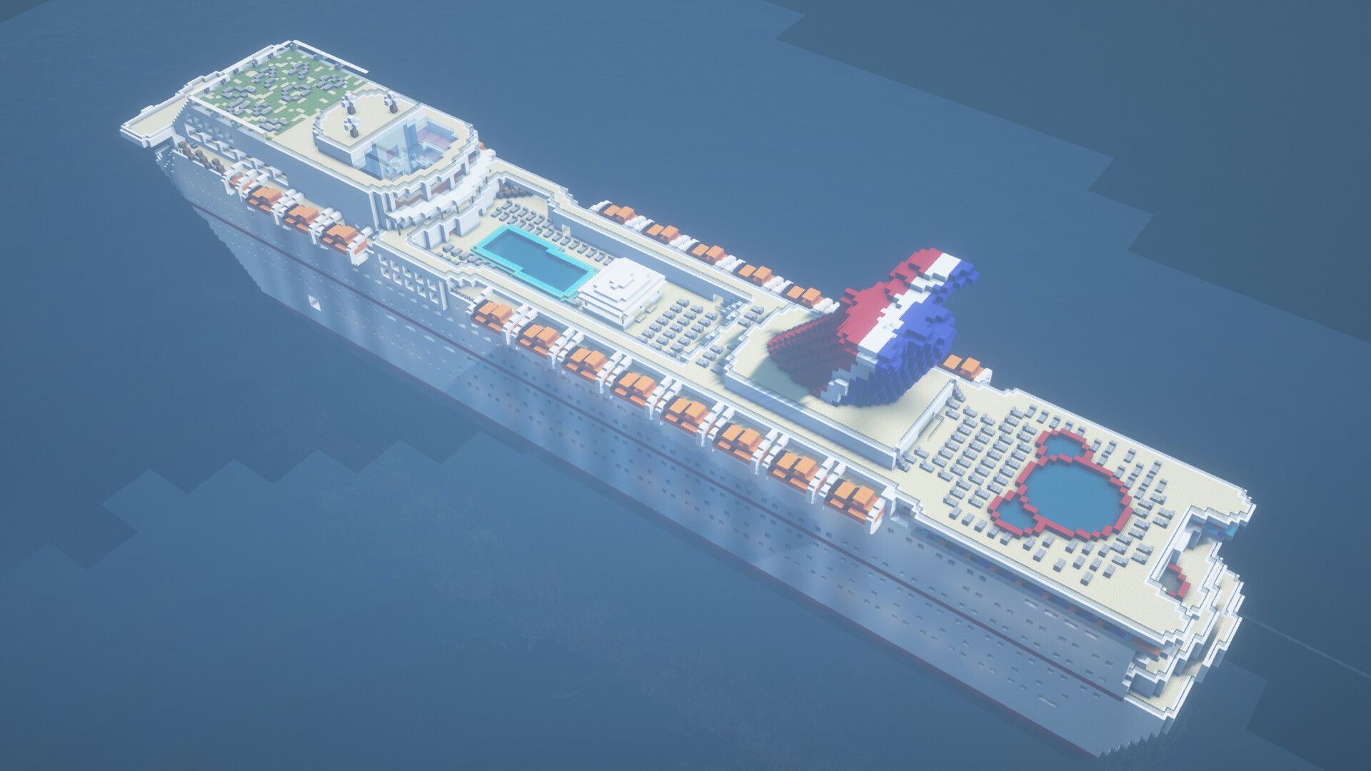 Carnival Paradise 1:1 Scale Full Interior Minecraft Map