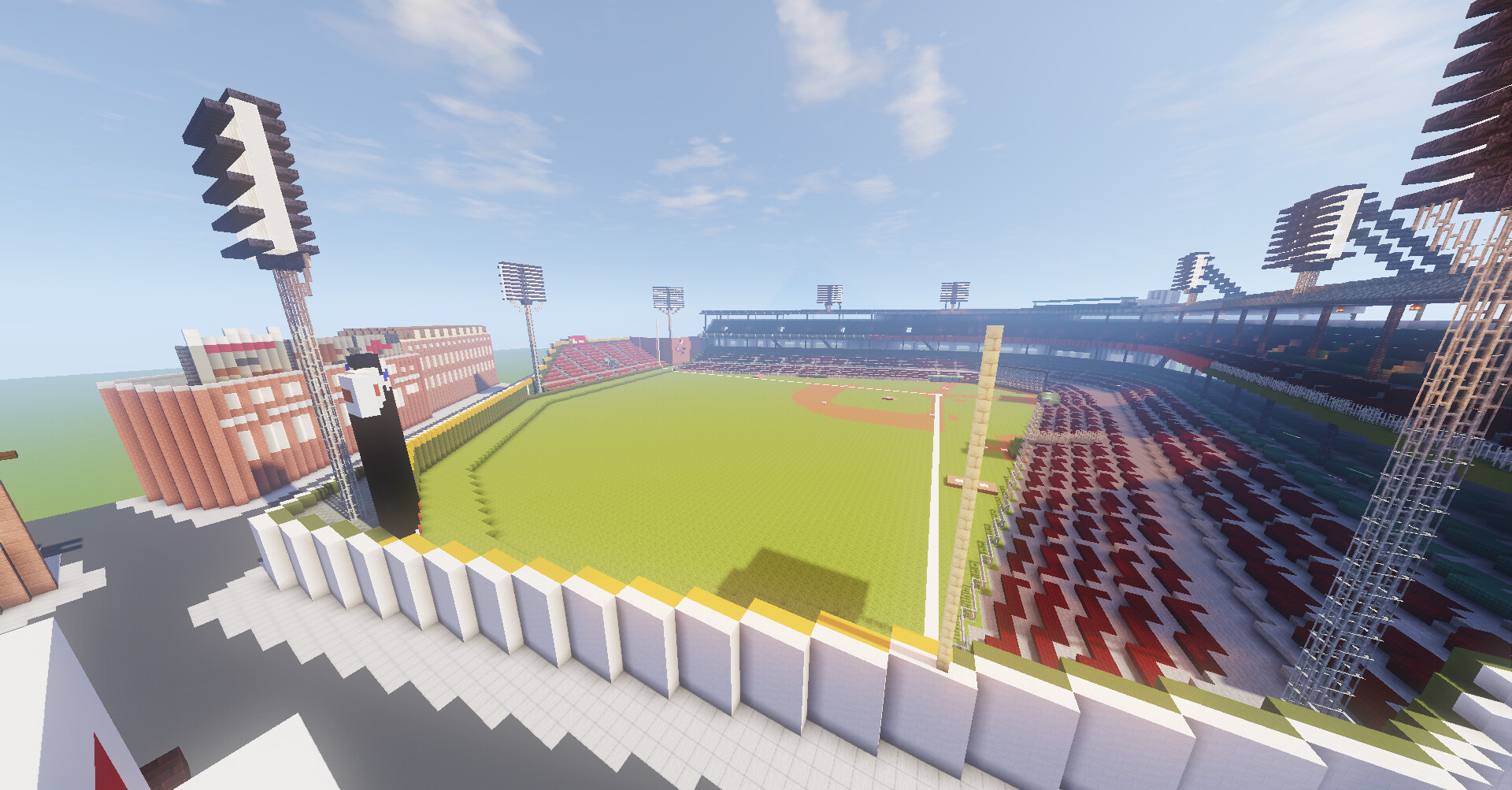 Crosley Field (Baseball Field) Minecraft Map