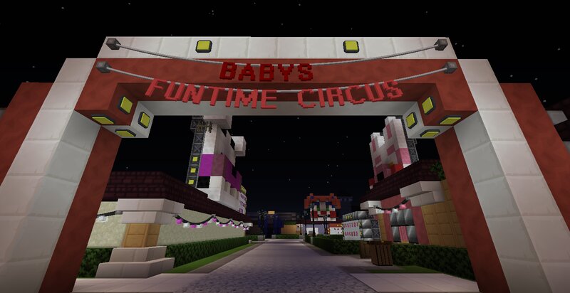 FAZ WORLD (a fnaf theme park) Minecraft Map