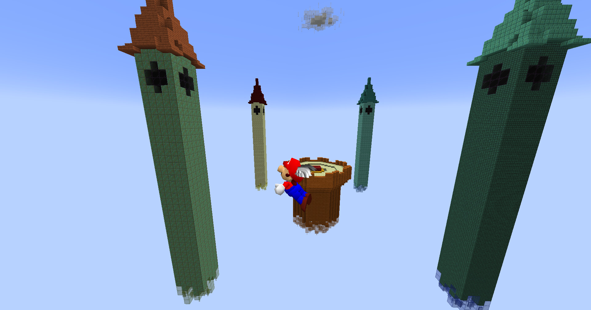 SM64 Wing Cap Stage Minecraft Map