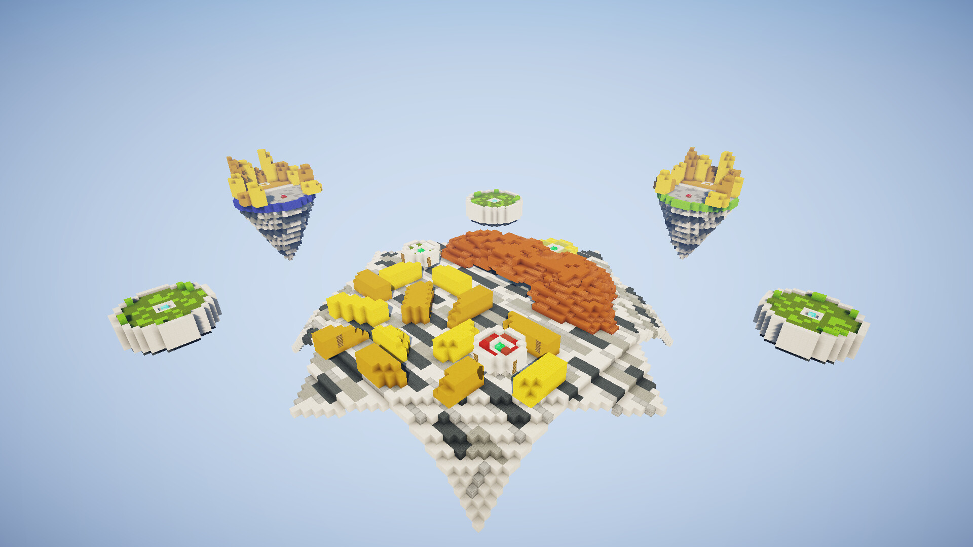 4 Custom Bedwars Maps! Minecraft Map