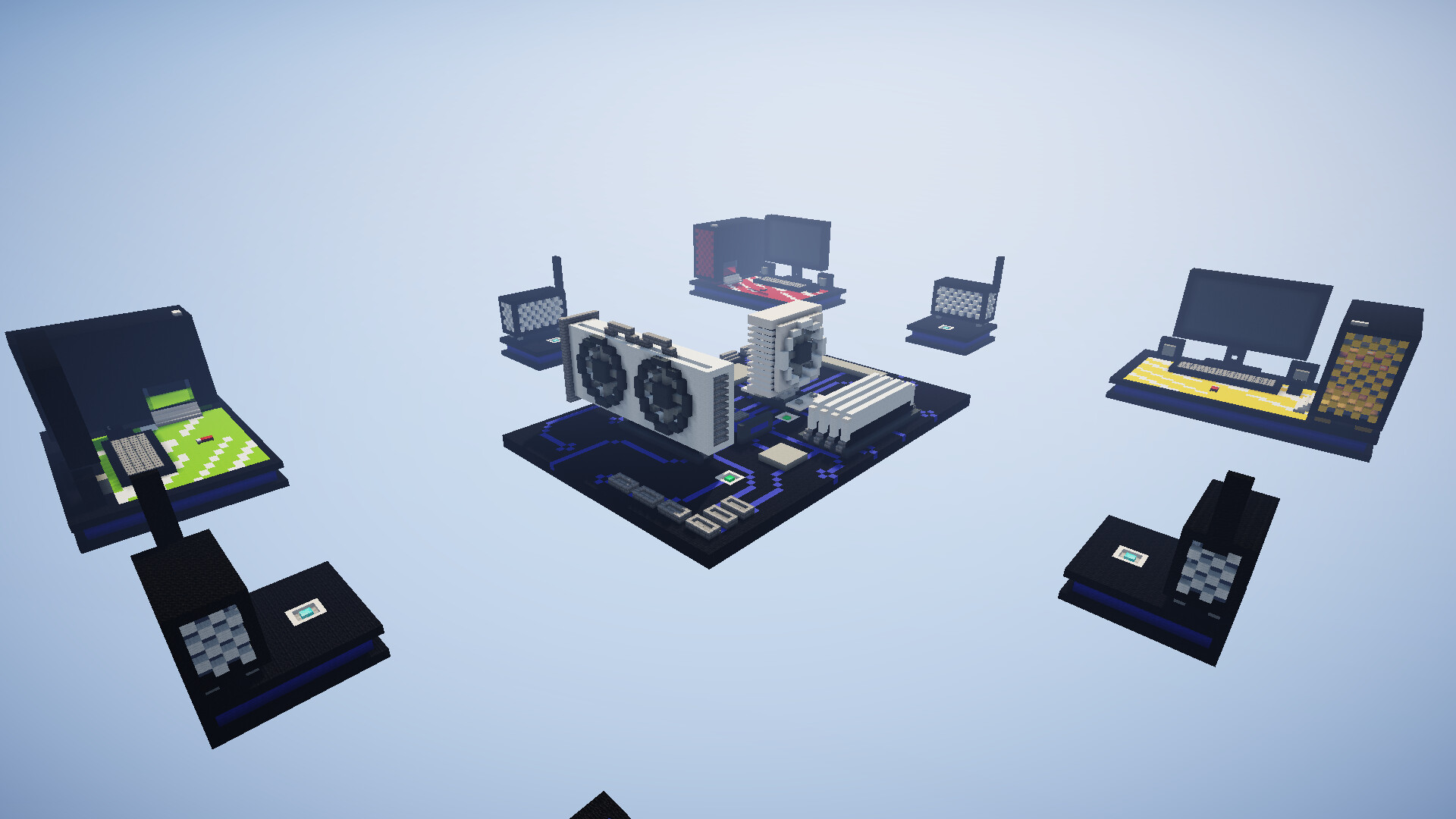 4 Custom Bedwars Maps! Minecraft Map