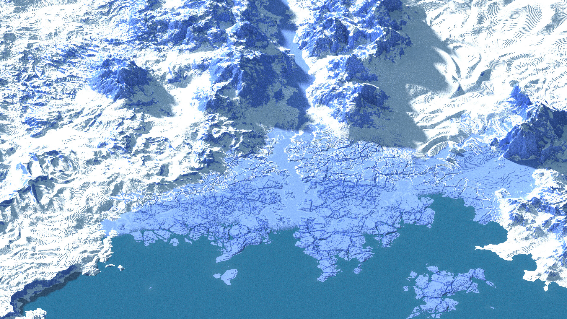 Ice island - 15700x8000 [WorldPainter | 2 part of 3] Total Size ...