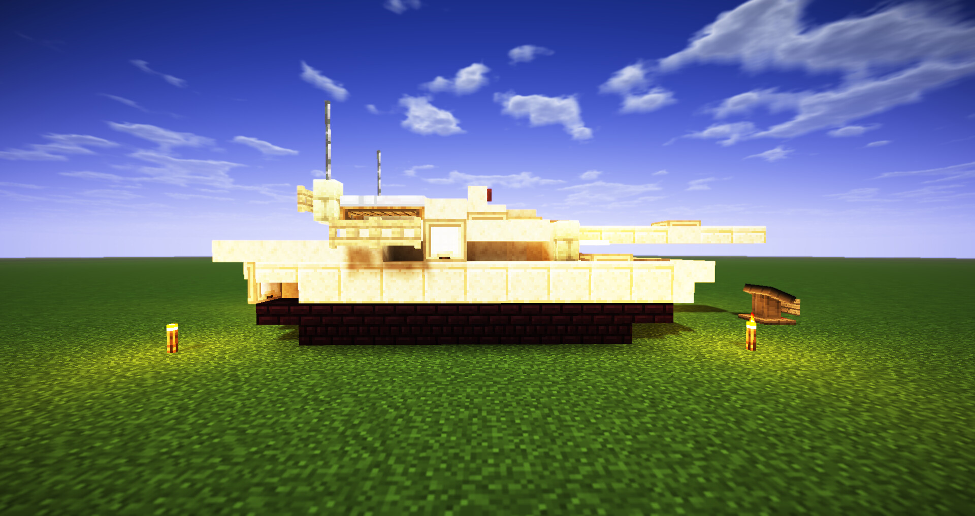 Main Battle Tank Set (1.5 Scale) Minecraft Map