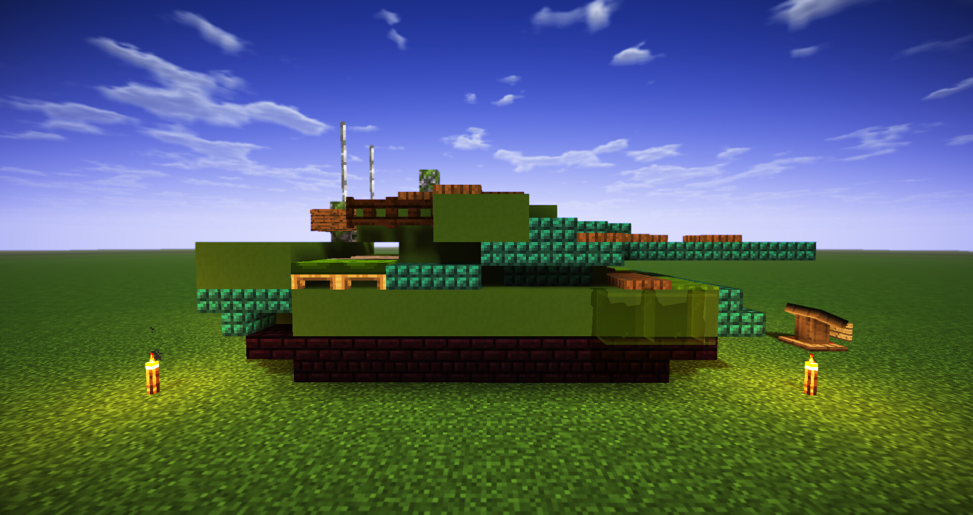 Main Battle Tank Set (1.5 Scale) Minecraft Map