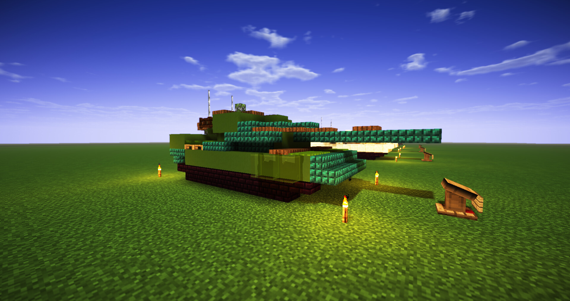 Main Battle Tank Set (1.5 Scale) Minecraft Map
