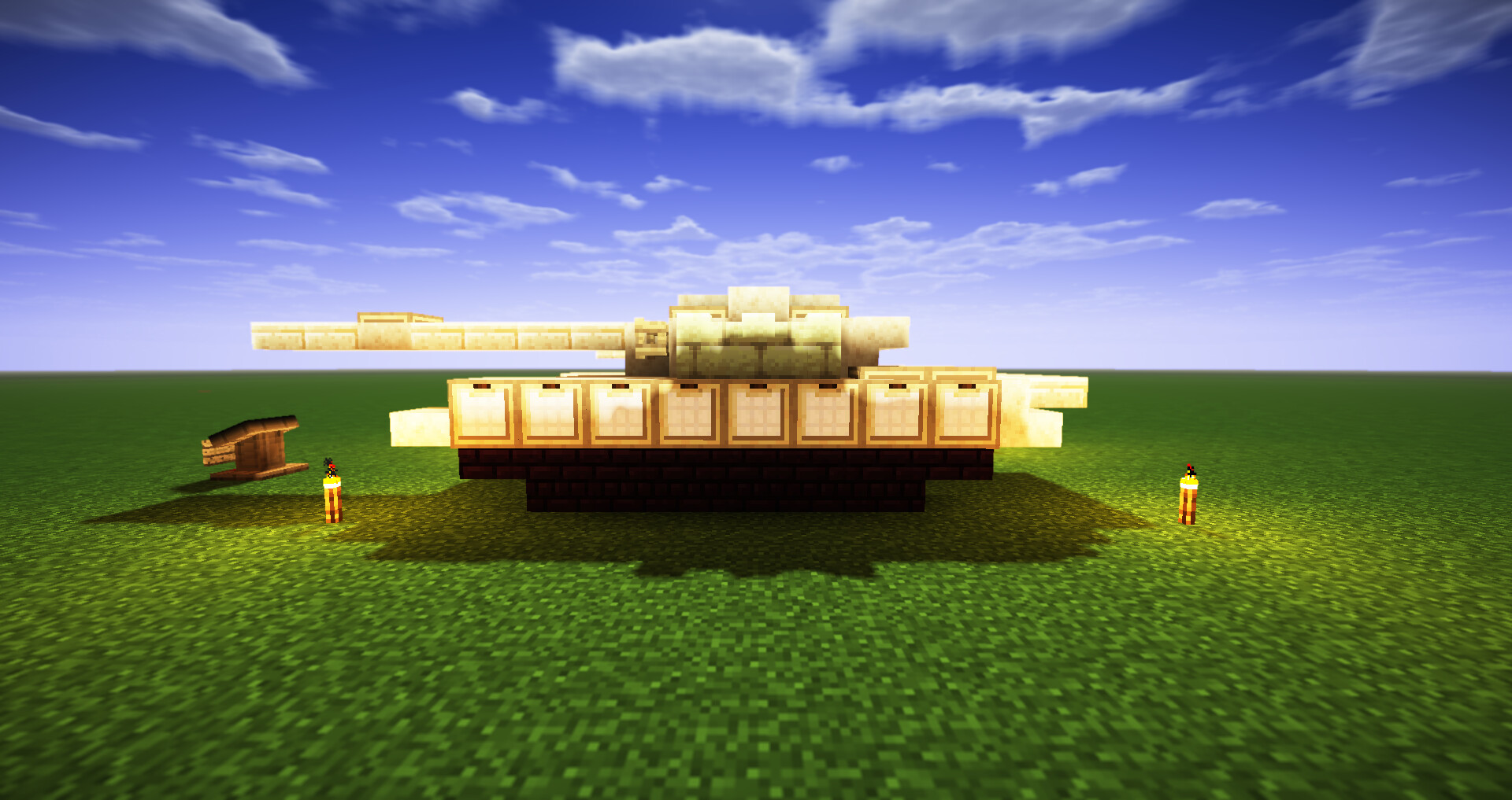 Main Battle Tank Set (1.5 Scale) Minecraft Map