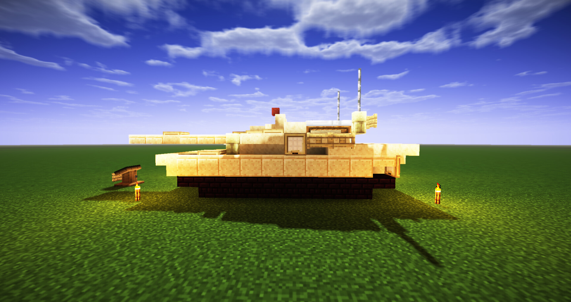 Main Battle Tank Set (1.5 Scale) Minecraft Map