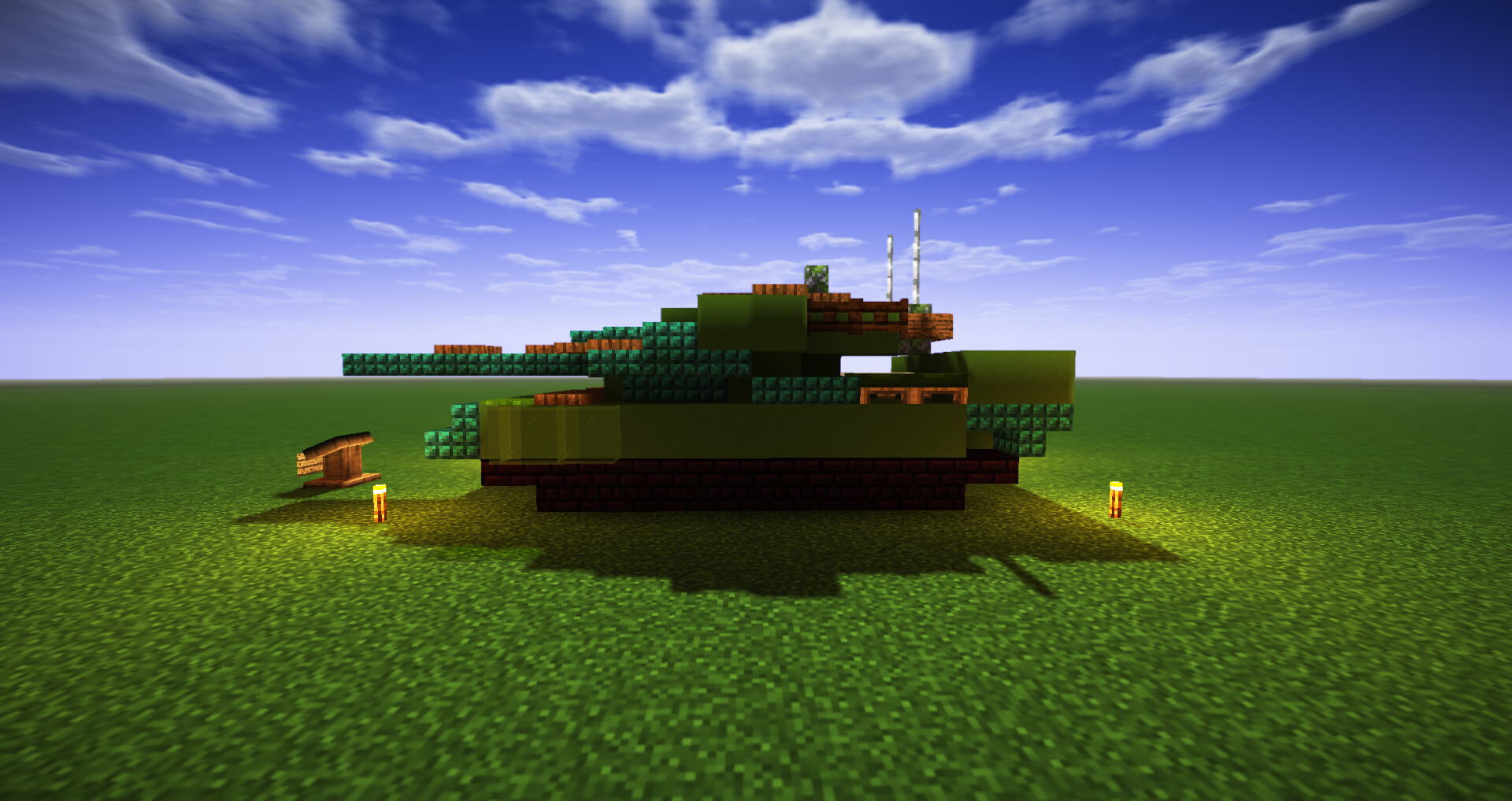 Main Battle Tank Set (1.5 Scale) Minecraft Map