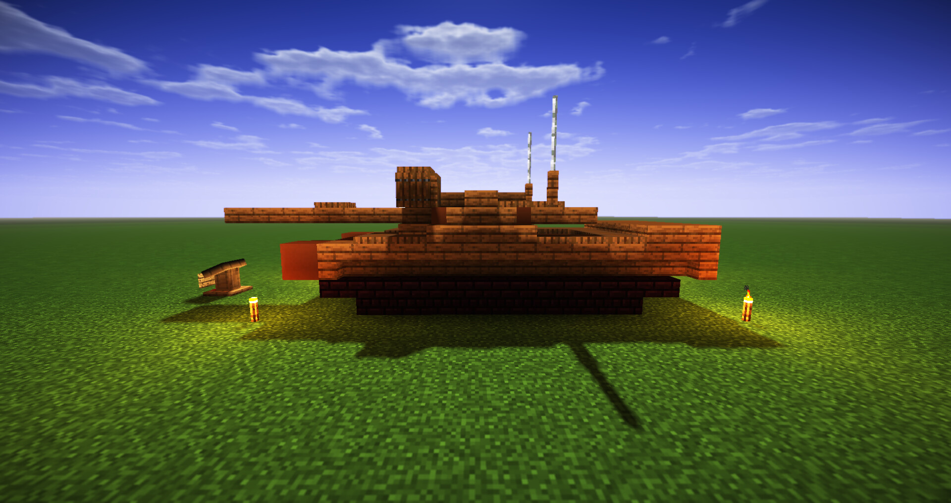 Main Battle Tank Set (1.5 Scale) Minecraft Map