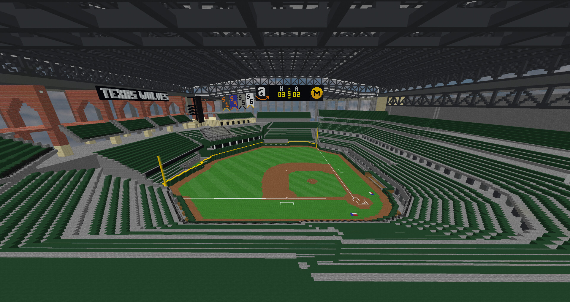 Globe Life Field Minecraft Map