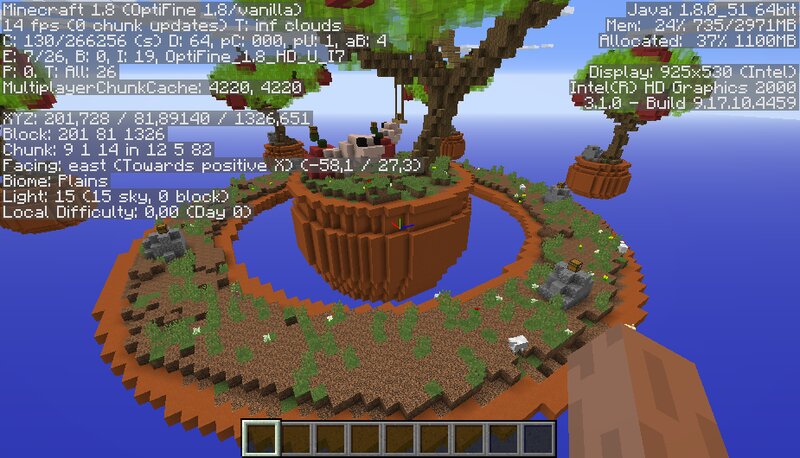 Skywars map minhoca - earthworms Minecraft Map