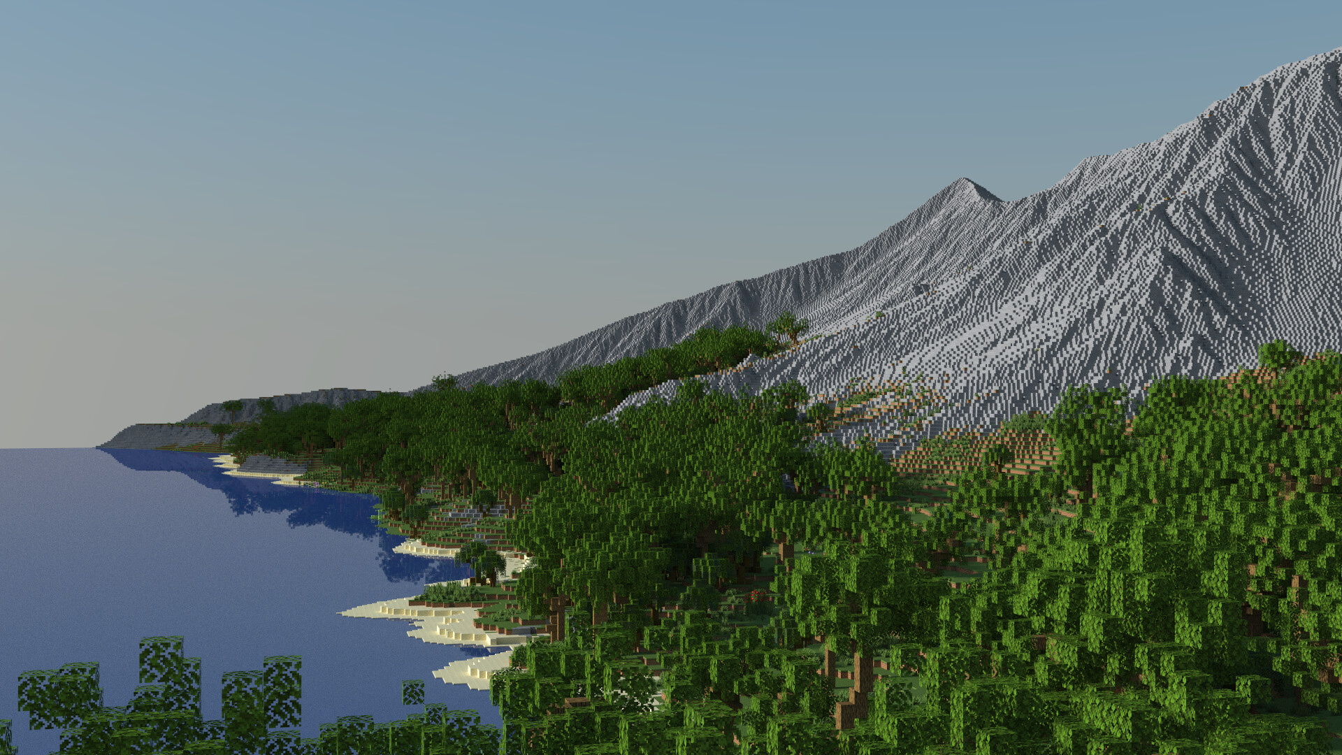 Сoastal mountai / Прибрежная гора (1024x1024) Minecraft Map