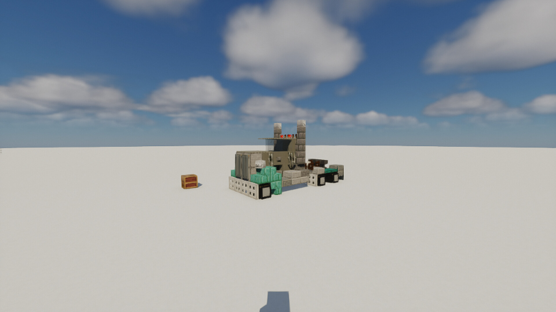 Lumber truck vehicle and diorama Minecraft Map