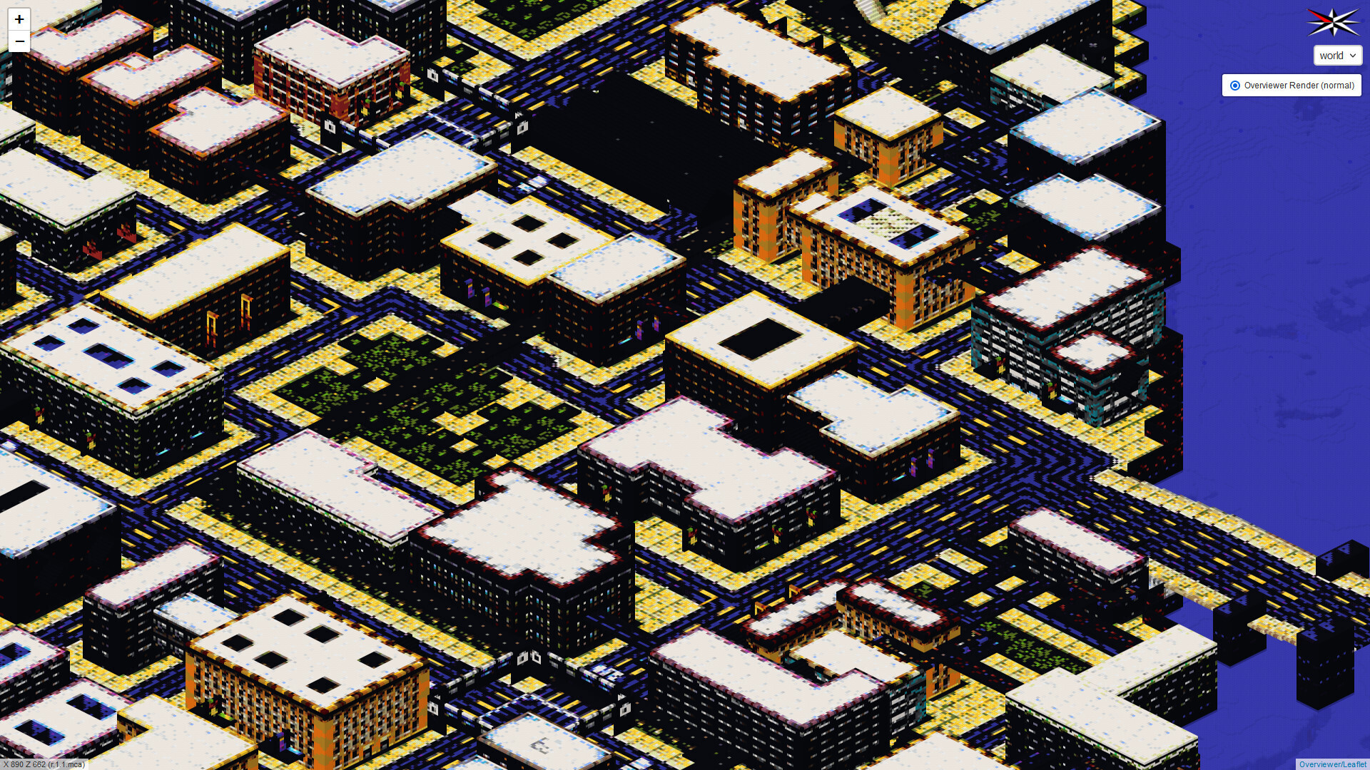 Liberty City - Grand Theft Auto 1 Minecraft Map