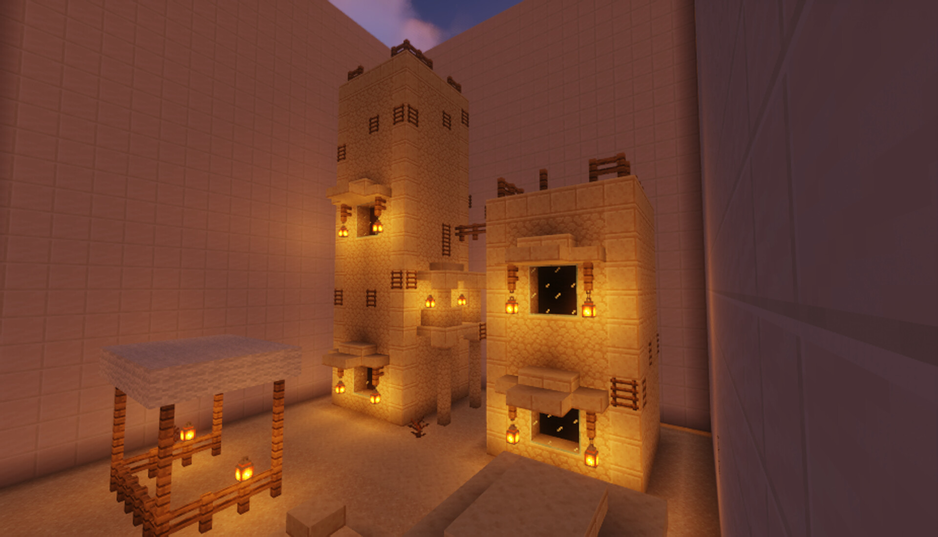 Parkour rooms biomes Minecraft Map