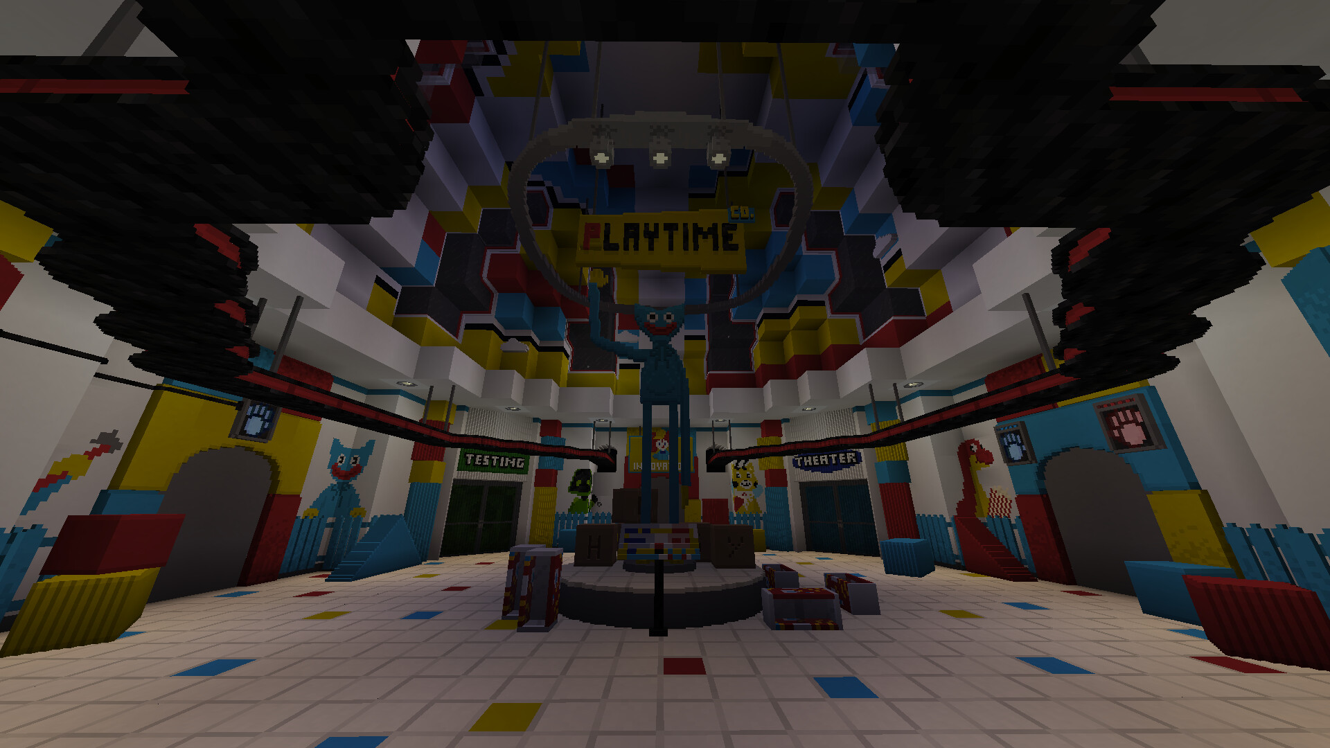 Poppy Playtime Chapter 1: A Tight Squeeze | Chisel and Bits Map Minecraft Map