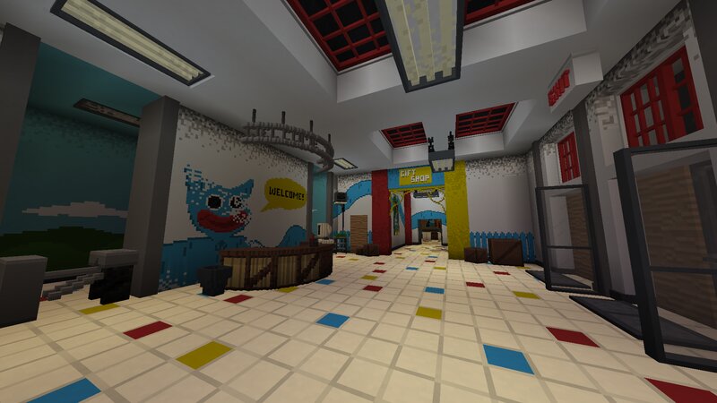 Poppy Playtime Chapter 1: A Tight Squeeze | Chisel and Bits Map Minecraft Map