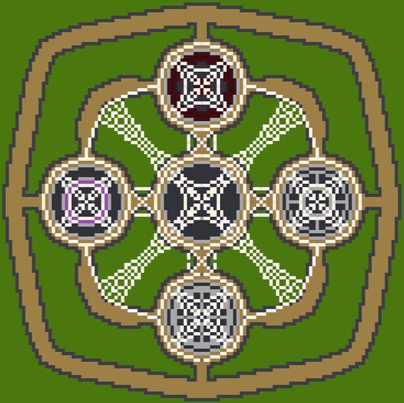 Simple Super Flat Spawn Minecraft Map