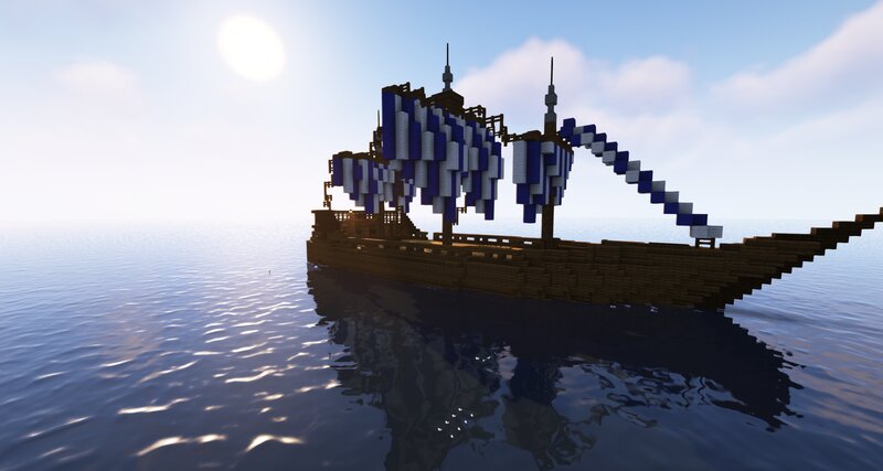 A Nordic/Medieval Ship [Schematic] Minecraft Map