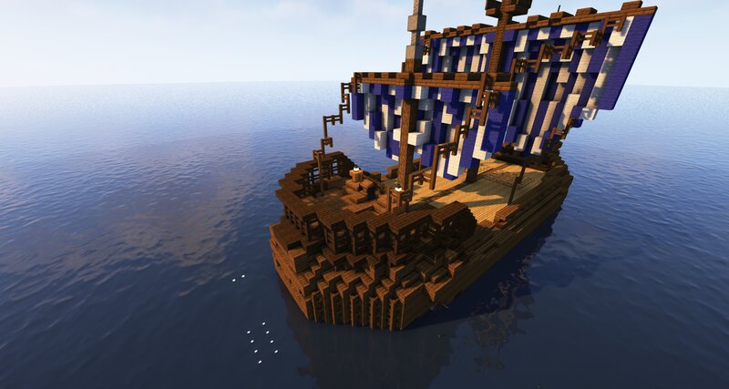 A Nordic/Medieval Ship [Schematic] Minecraft Map