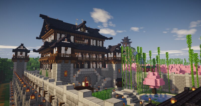 Japanese Castle Minecraft Map