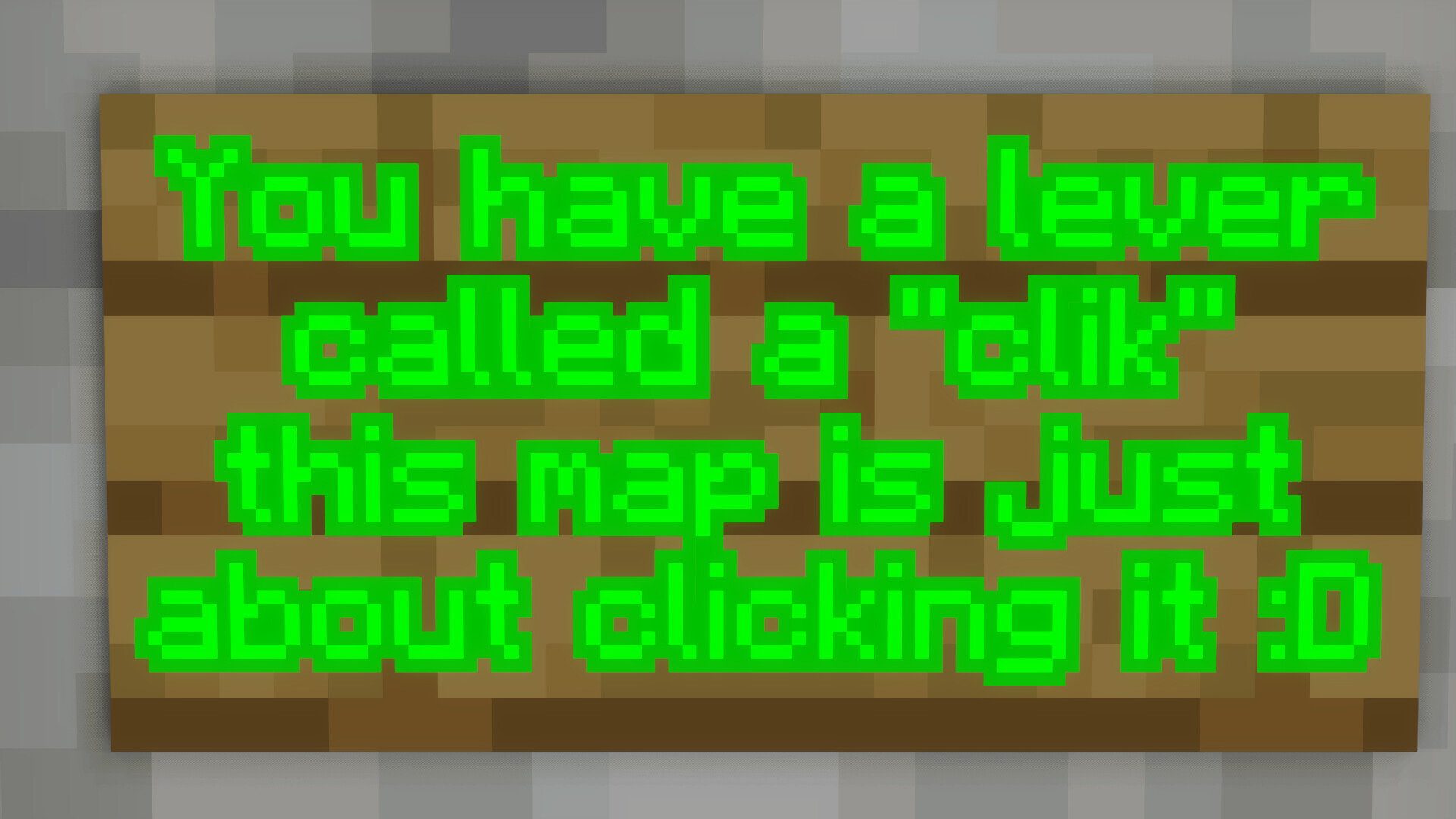 clik clik (remember texture pack) Minecraft Map