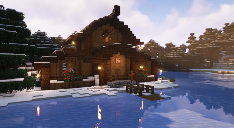 riverside cabin Minecraft Map