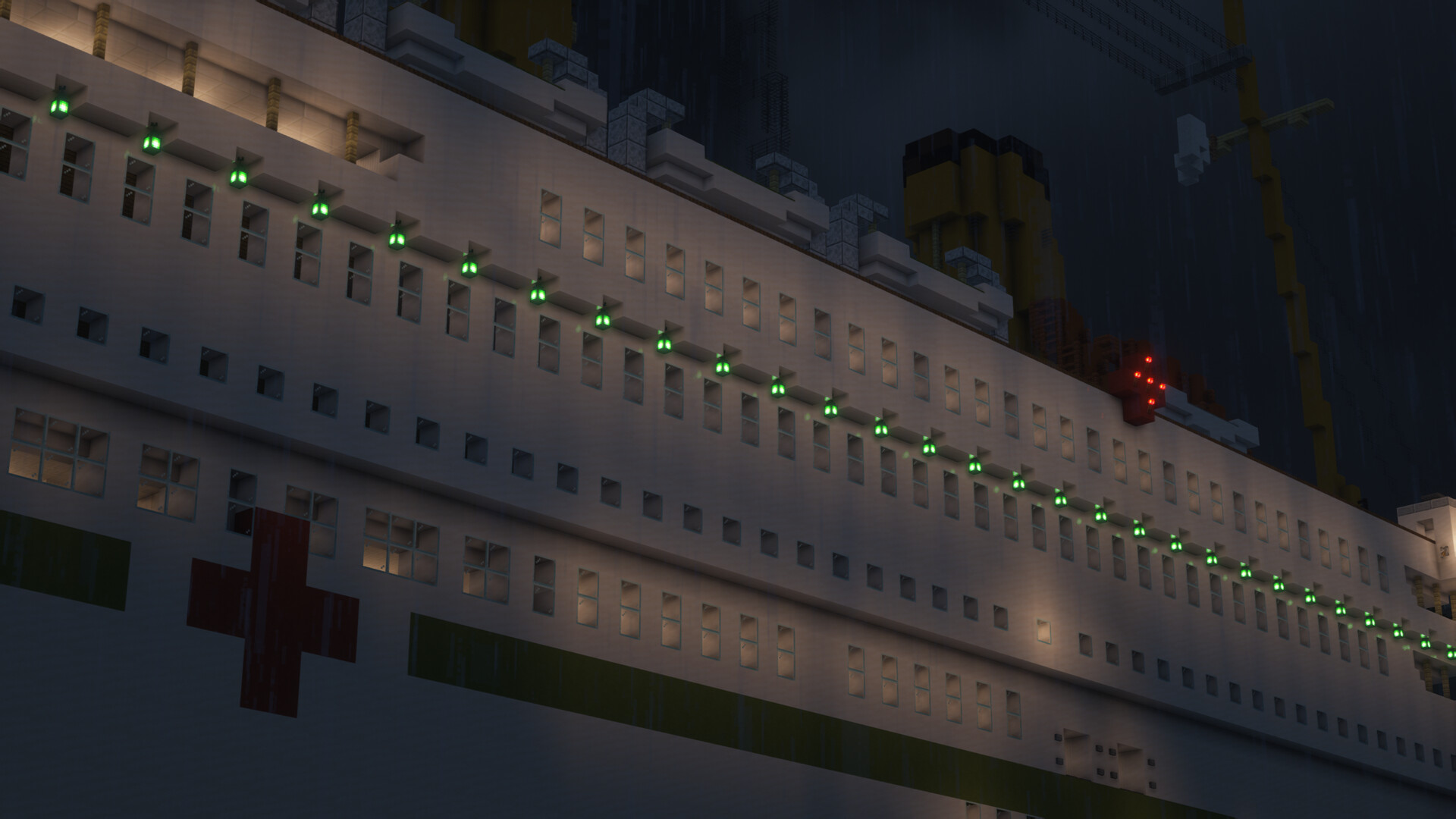 The HMHS Britannic - 1:1 Replica with Interiors Minecraft Map