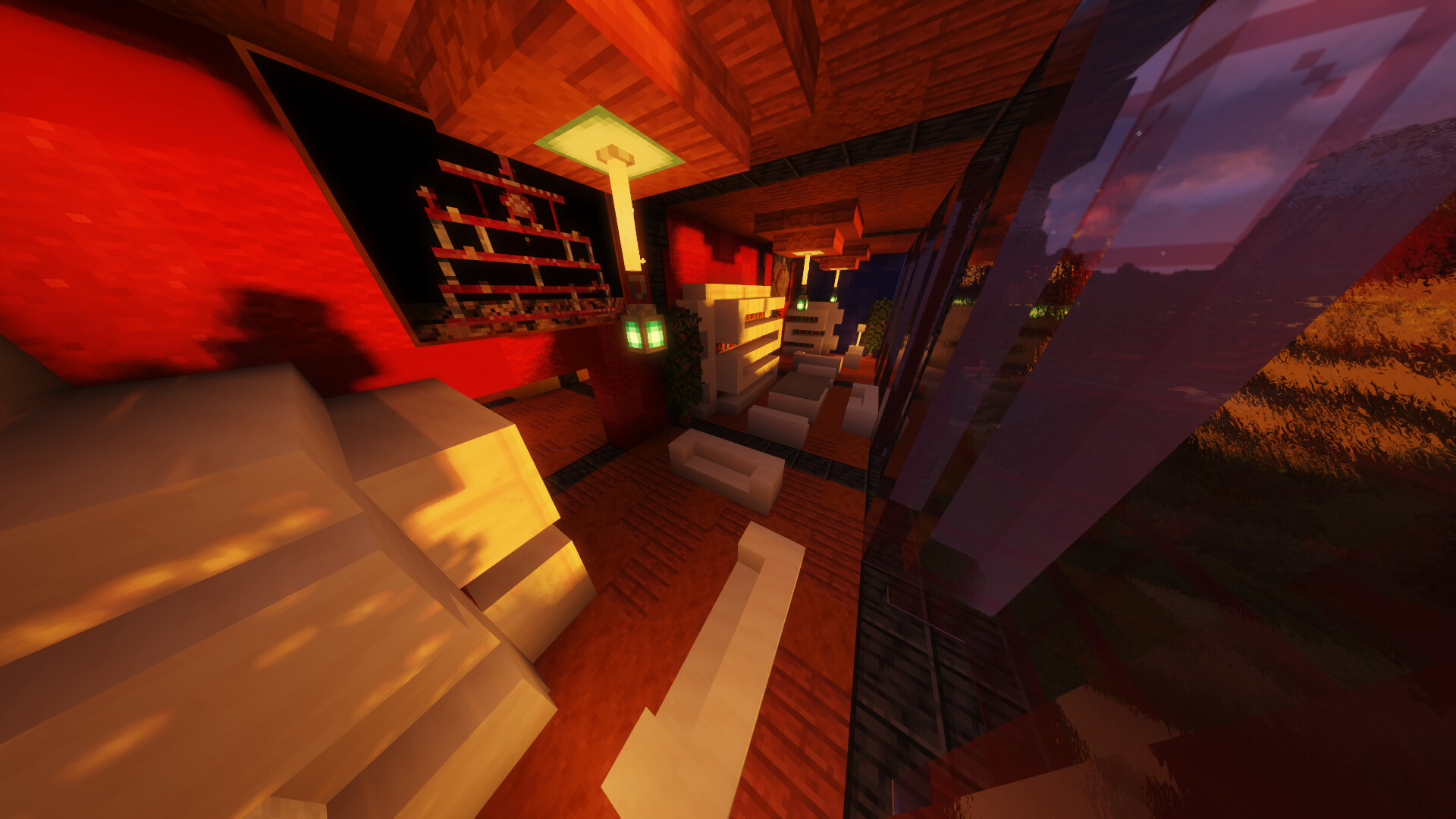 Rubik's Cube Modern House Minecraft Map