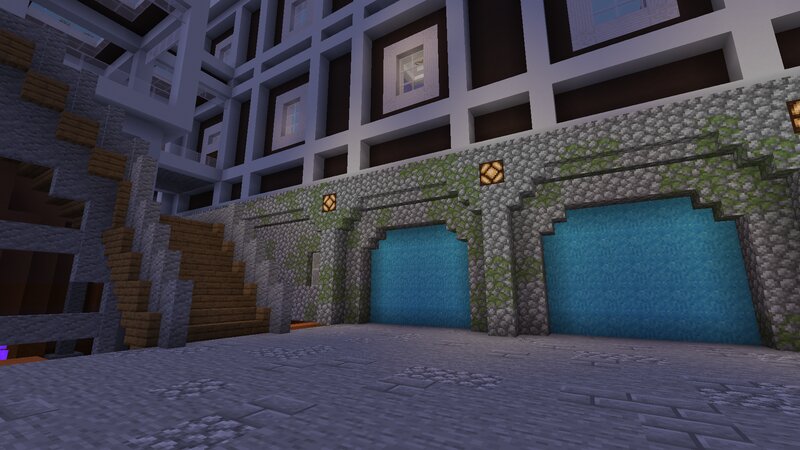 Modern Mesa Redstone Mansion Minecraft Map