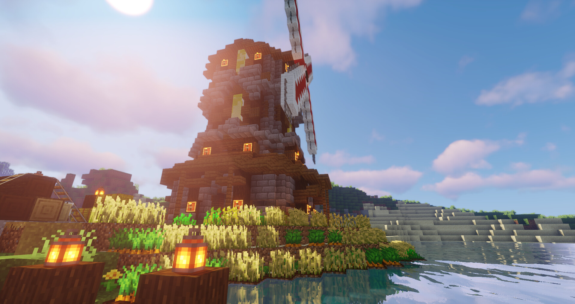 Minecraft Simple Seaside Windmill Minecraft Map