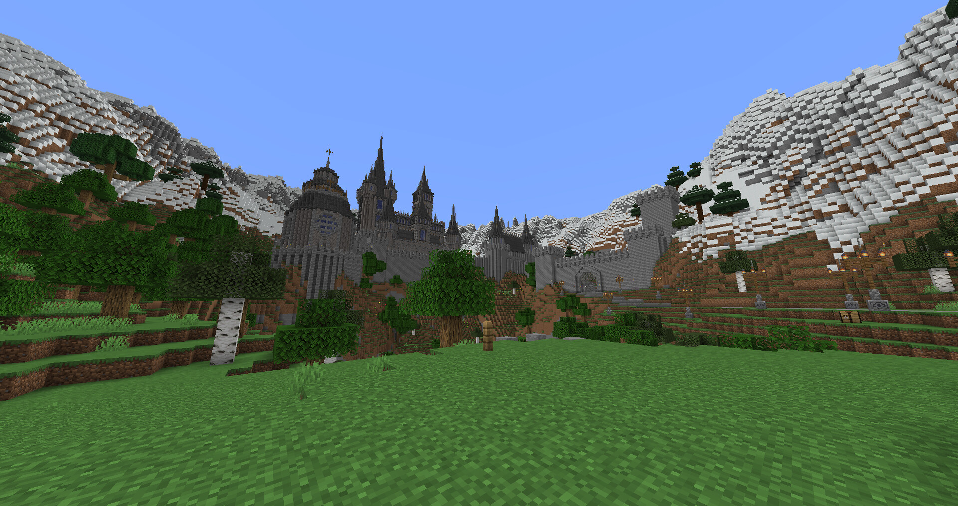Castle in a rock v2 Minecraft Map