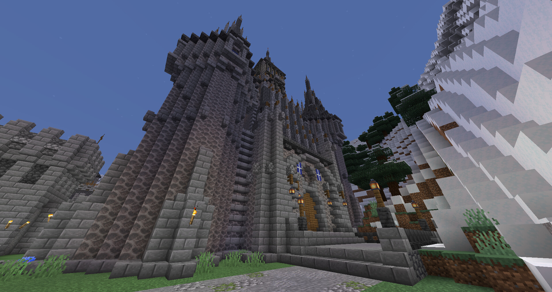 Castle in a rock v2 Minecraft Map