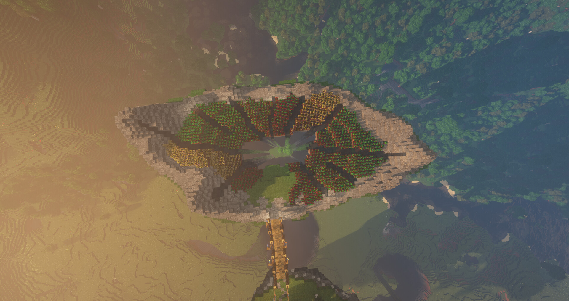 Floating Farm Island Minecraft Map