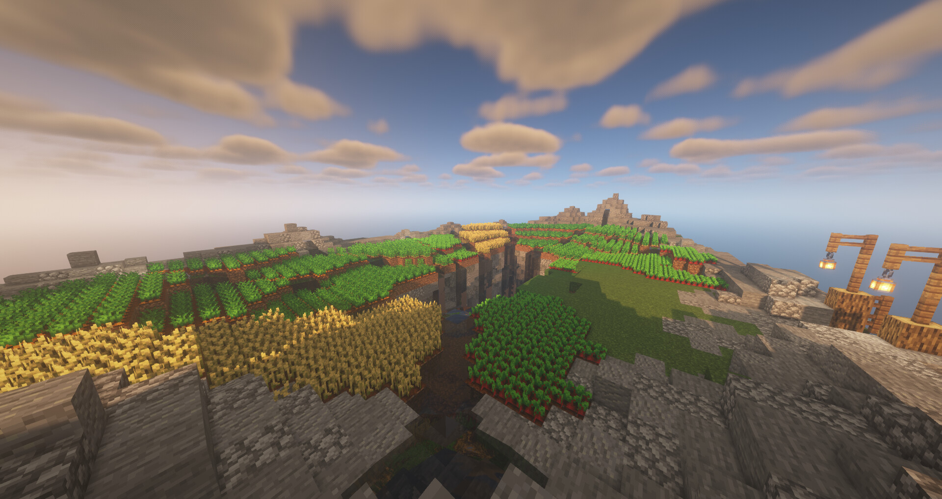 Floating Farm Island Minecraft Map