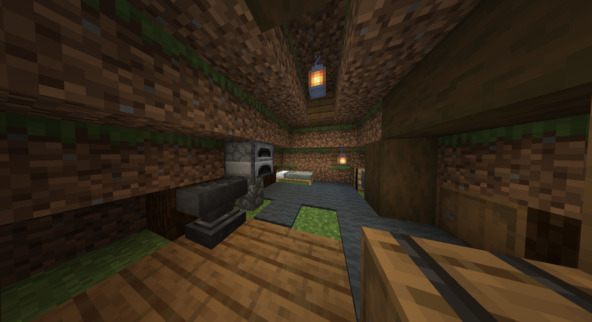 Cozy Natural Hut Minecraft Map