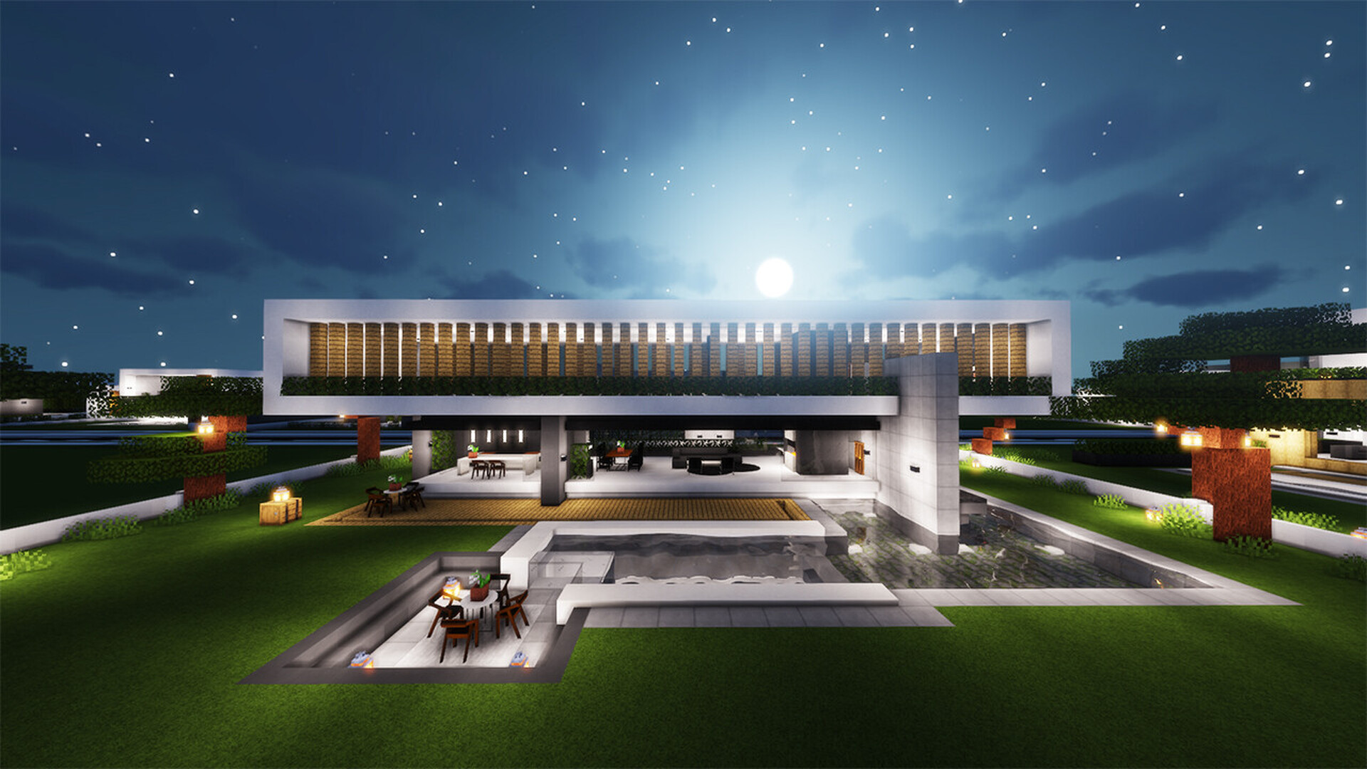 Minecraft Modern House Minecraft Map