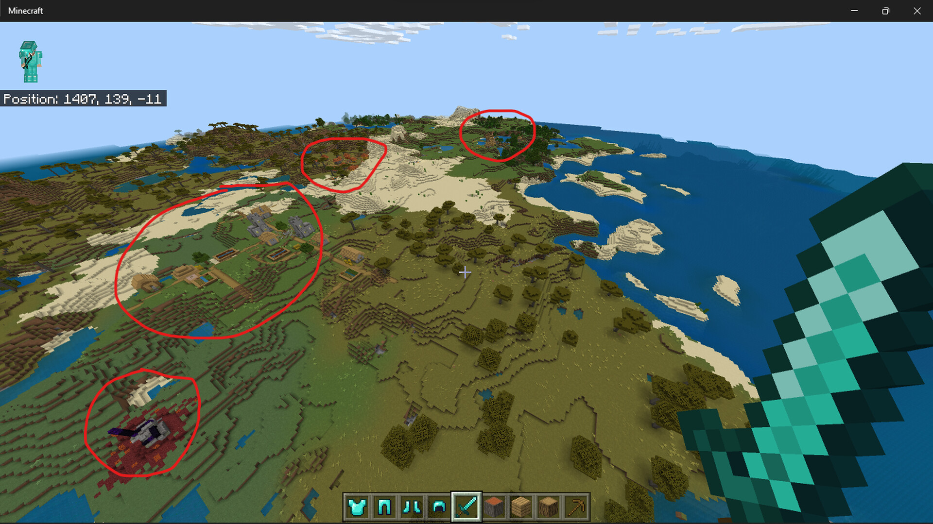 My 3 year old Minecraft map that I never realized was rare Minecraft Map