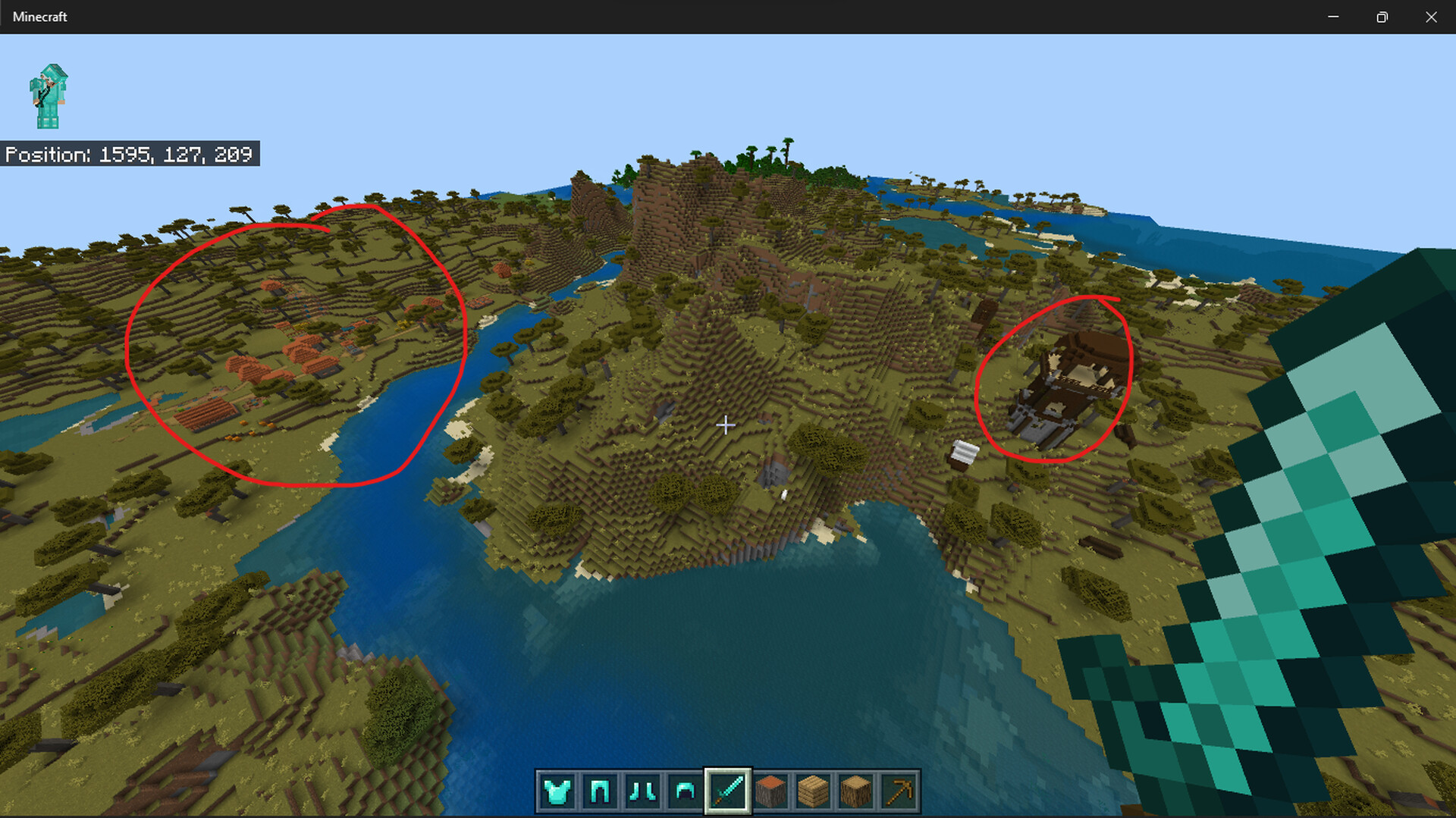 My 3 year old Minecraft map that I never realized was rare Minecraft Map