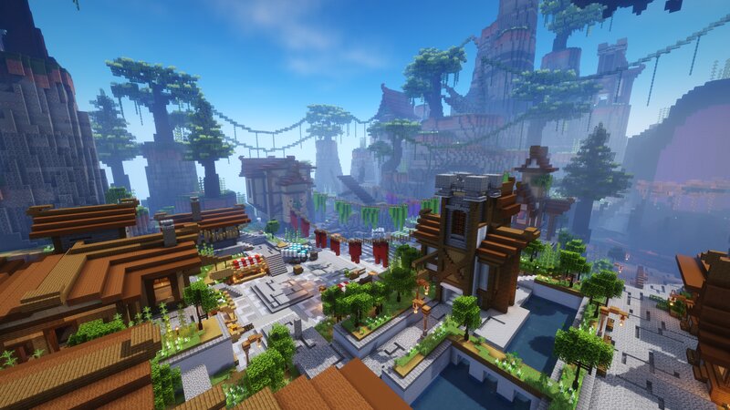 Forgotten Dragon Village Minecraft Map