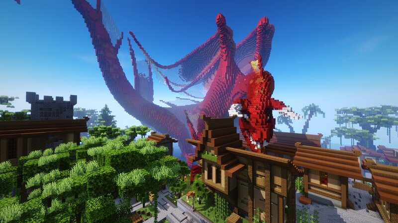 Forgotten Dragon Village Minecraft Map