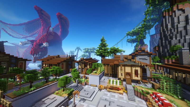 Forgotten Dragon Village Minecraft Map