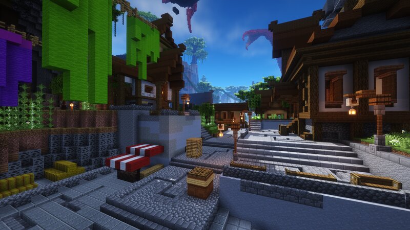 Forgotten Dragon Village Minecraft Map