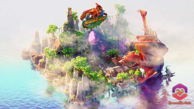 Forgotten Dragon Village Minecraft Map